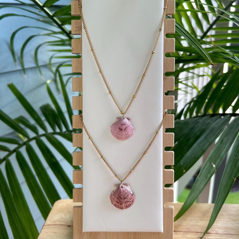 Scallop Shell Necklace - Etsy