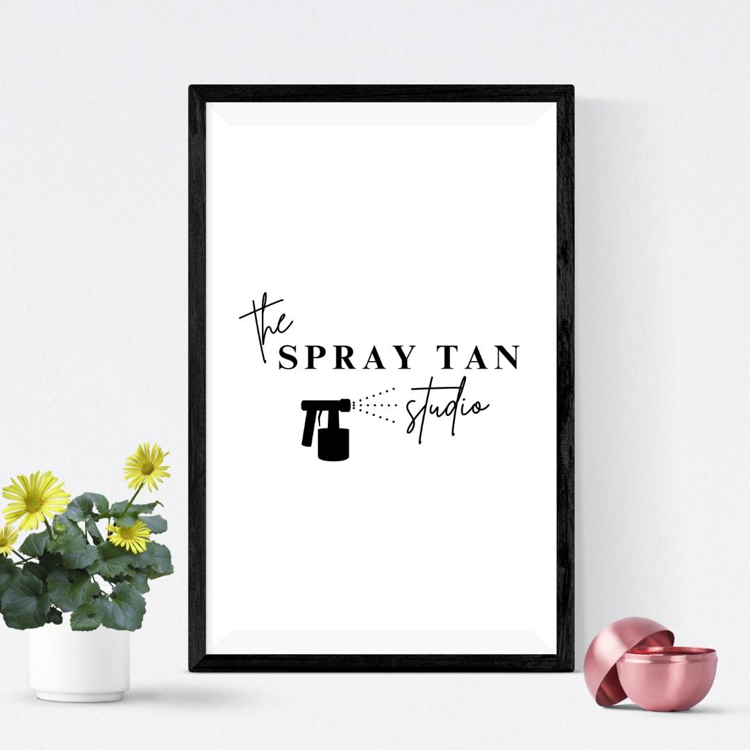 Spray Tan Studio Signage Template Editable Canva Design, Salon Wall Art ...