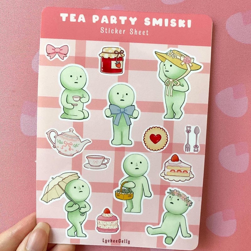 Smiski Stickers - Etsy