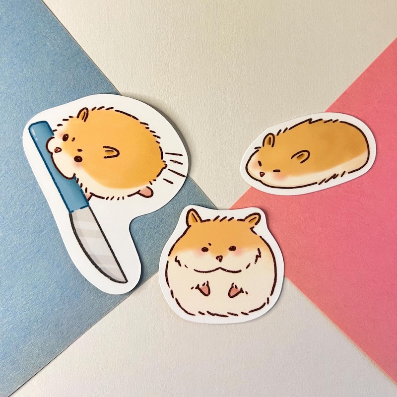 Hamster Stickers - Etsy