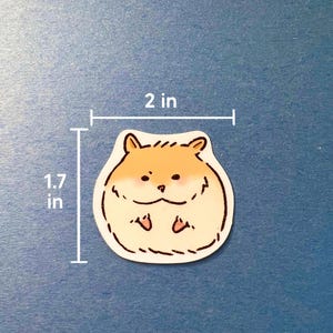 Grumpy Hamsters Stickers | Hamster With Knife Sticker, Flat Hamster ...