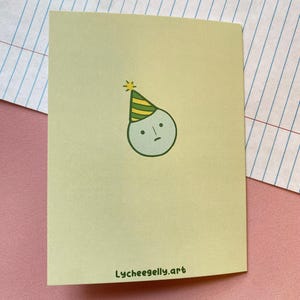 Celebration Smiski Greeting Card | Birthday Card, Card for Friends ...