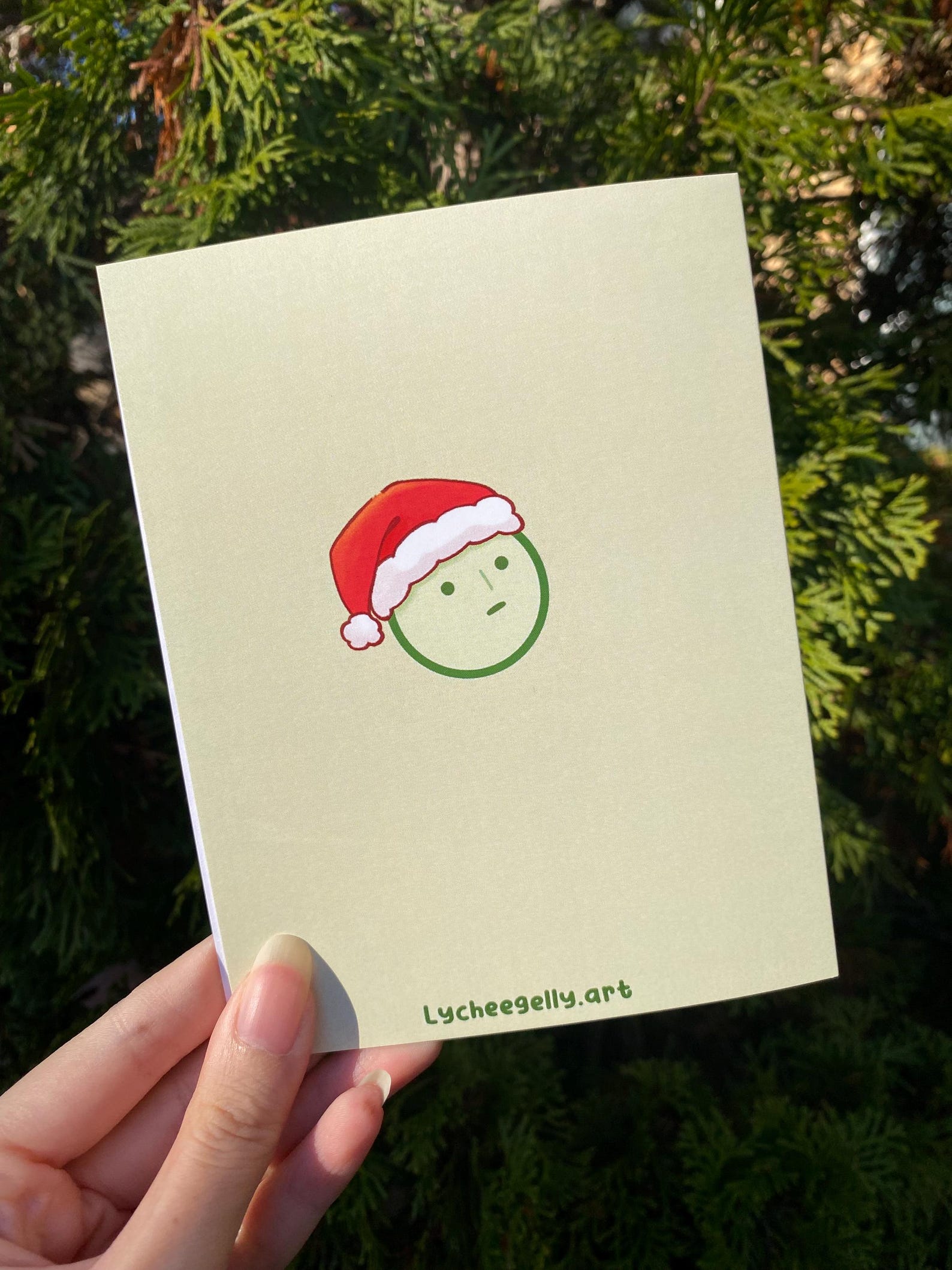 Holiday Smiski Greeting Card | Christmas Card, Card for Friends ...