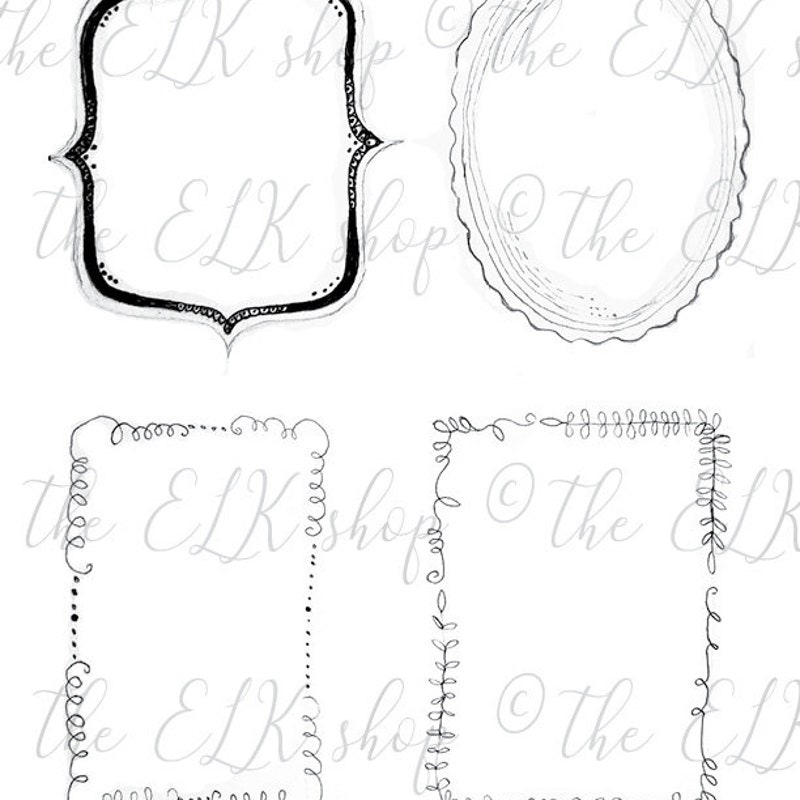Hand Drawn Borders - Etsy