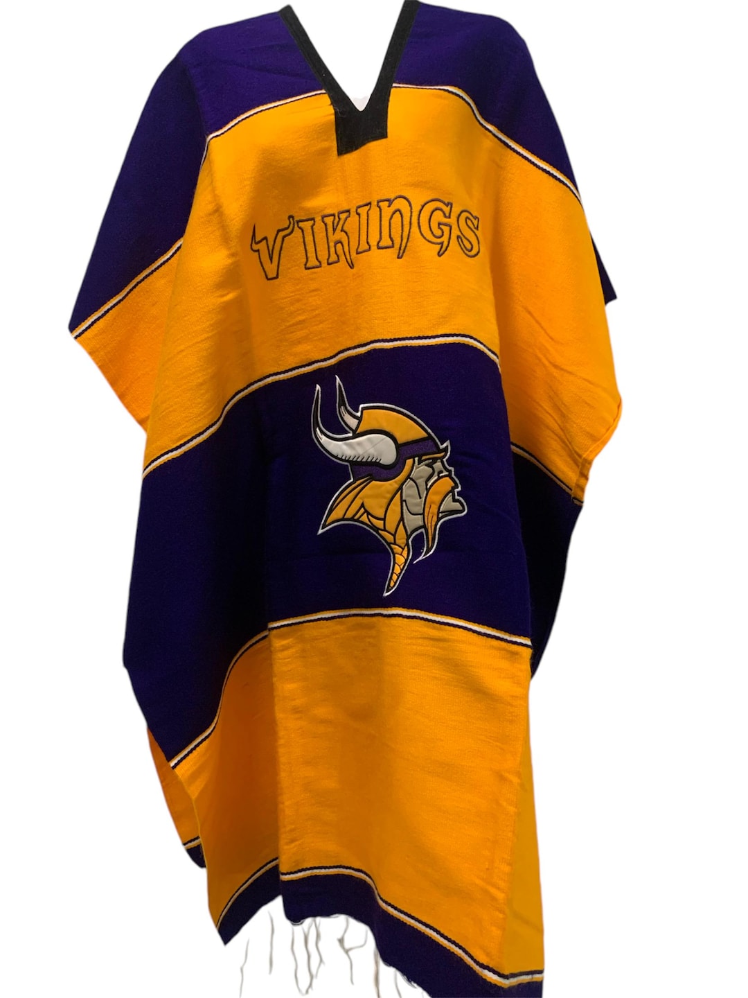 Minnesota Vikings Poncho Serape One Size Fits All - Etsy