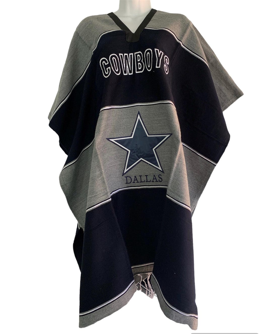 Dallas Cowboys Poncho Serape One Size Fits All - Etsy