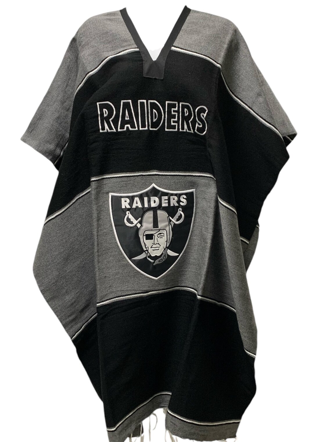 Las Vegas Raiders Poncho Serape One Size Fits All - Etsy