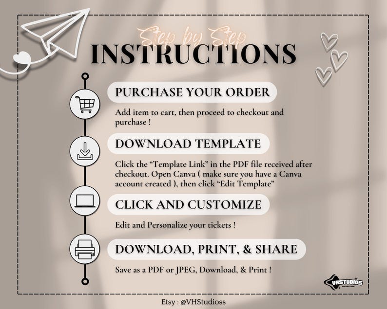 4 Editable Taylor Swift the Eras Tour Souvenir Concert Tickets ...