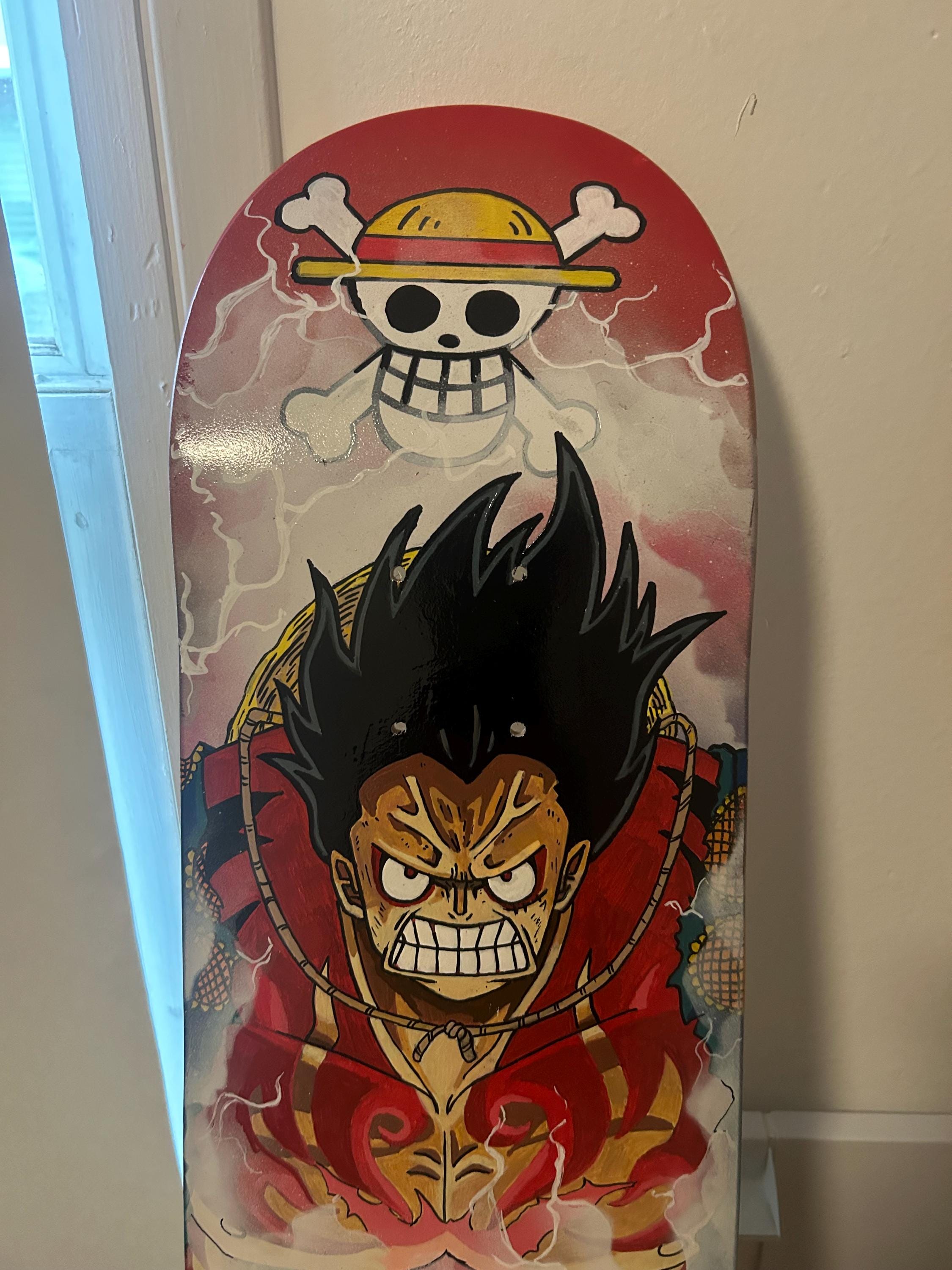 Luffy One Piece Skateboard Deck - Etsy