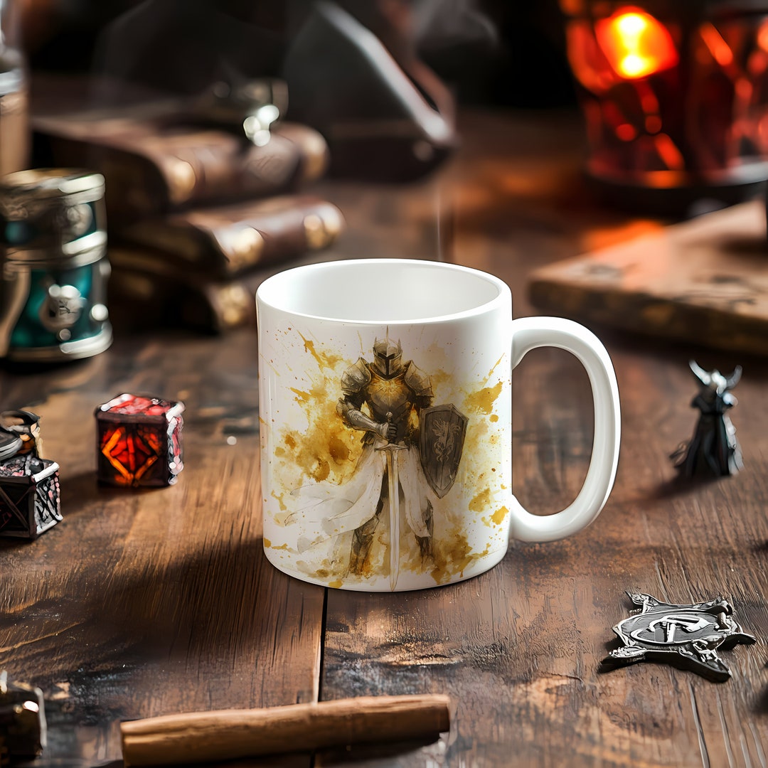 The Paladin. Dnd Character Mug. Roleplaying Mug. Dungeon and Dragon ...