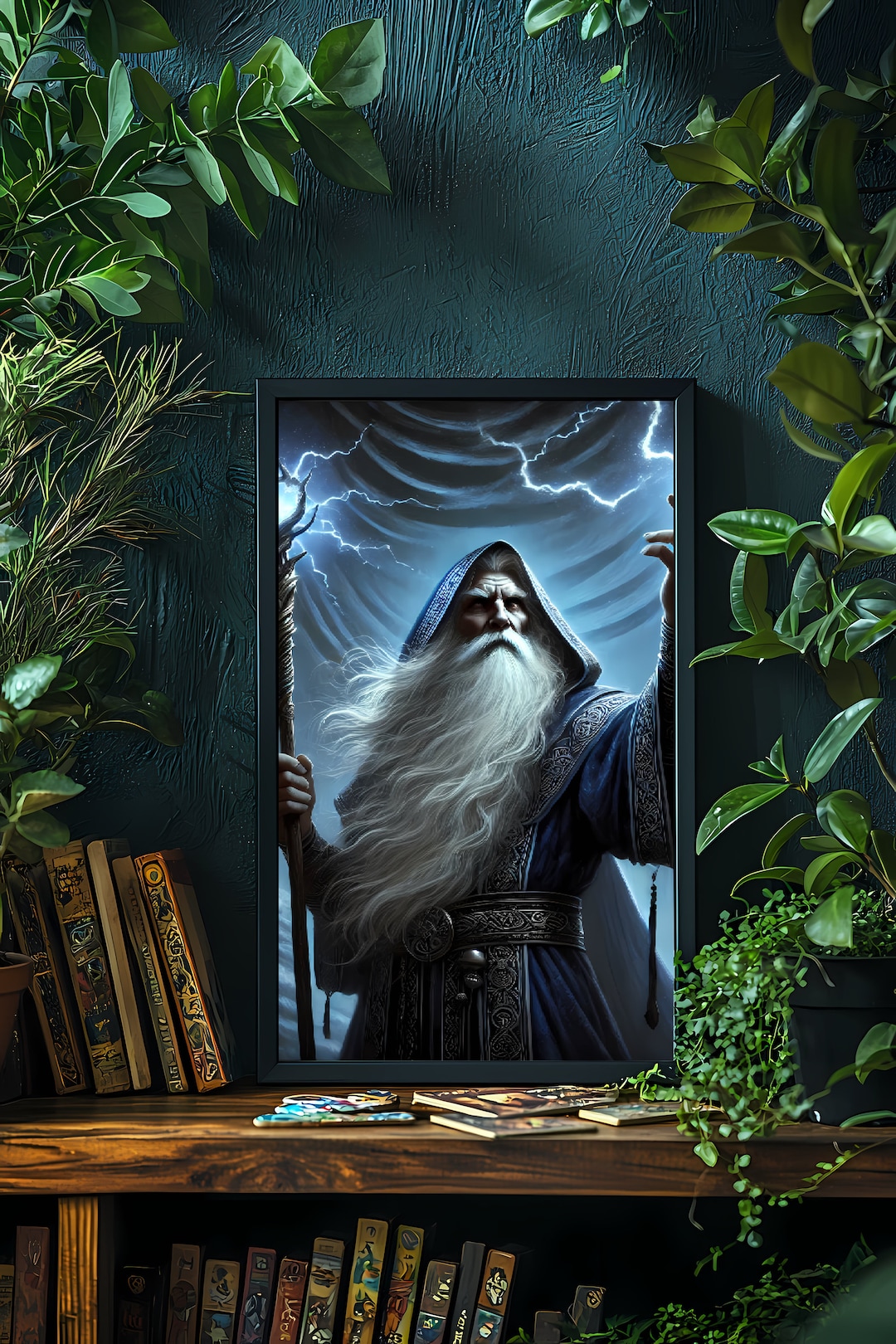The Wizard - Wall Art - Etsy