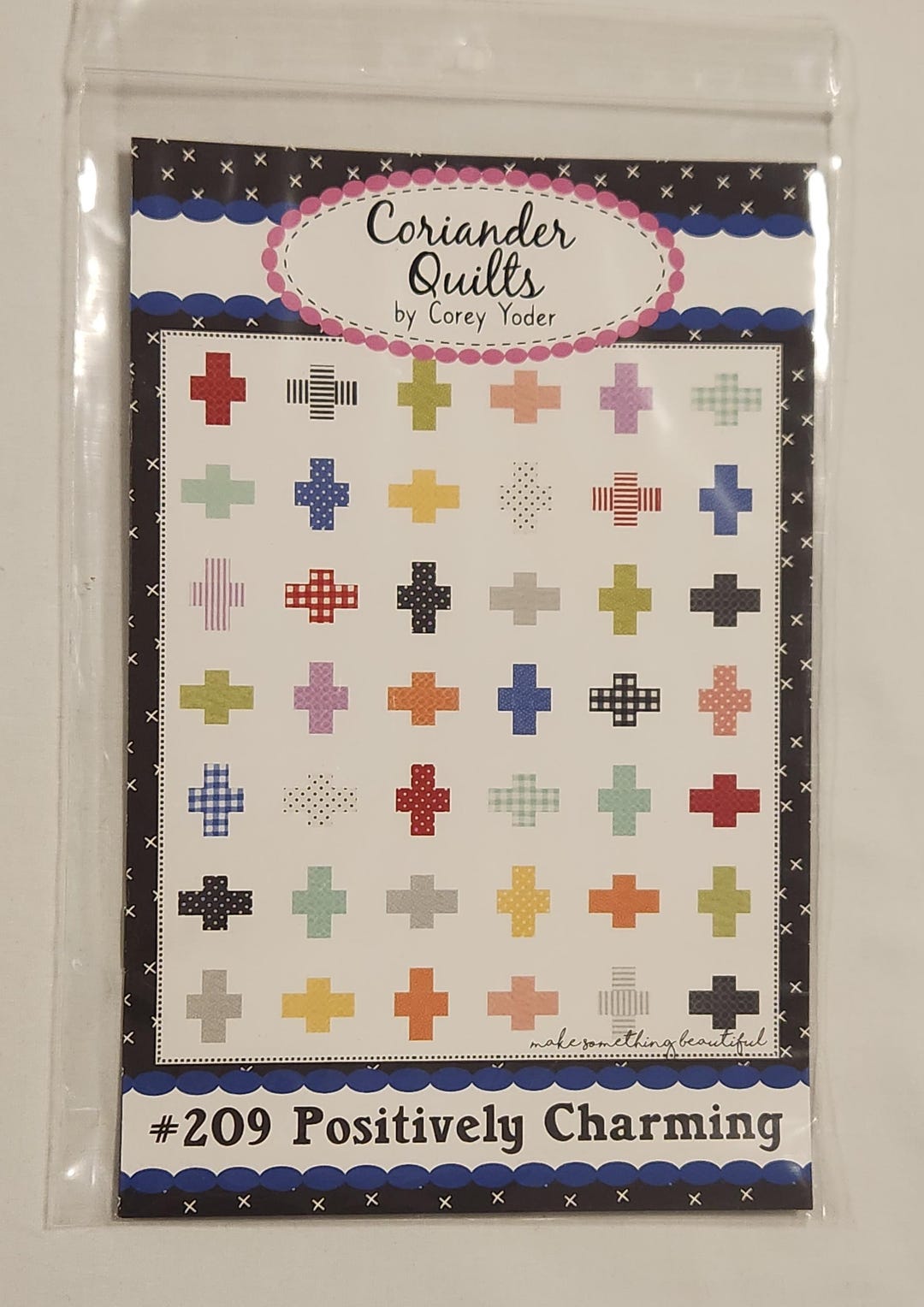 Positively Charming Quilt Pattern. by Coriander Quilts. Finished Size ...