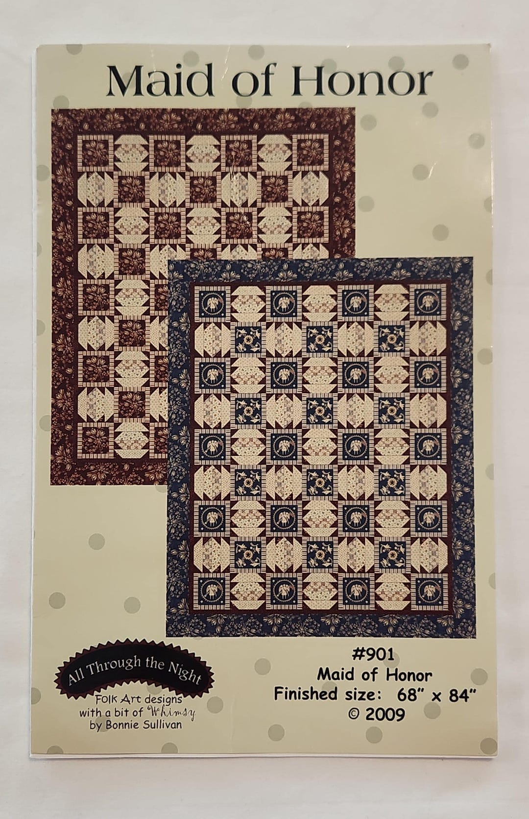 Maid of Honor Quilt Pattern by Folk Art Designs - Etsy