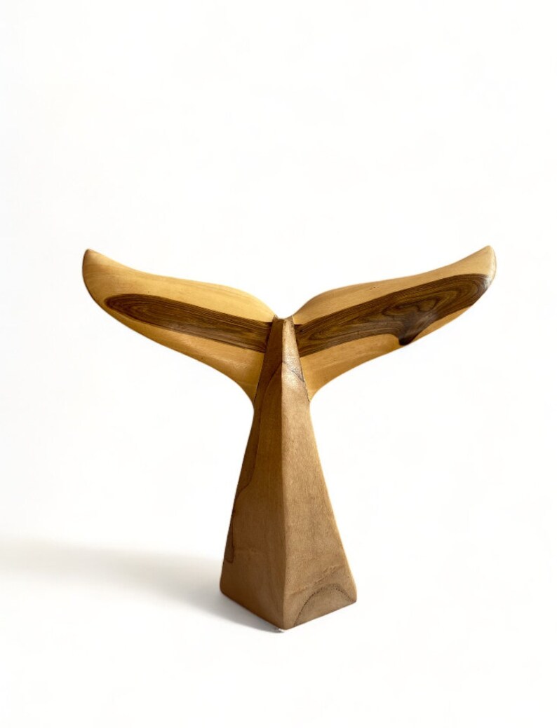 Enhance Your Space With Our Handcrafted Wooden Whale Tail Sculpture ...