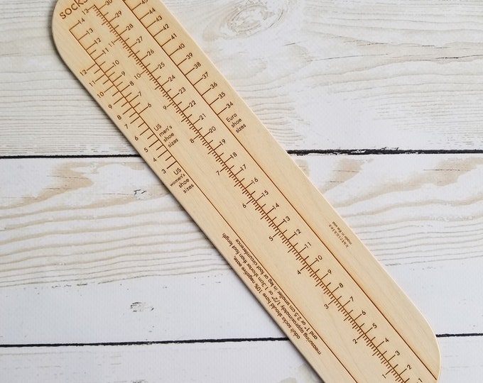 Socks Rule Ruler for Measuring Hand Knit Socks Tool for Knitter Gift ...