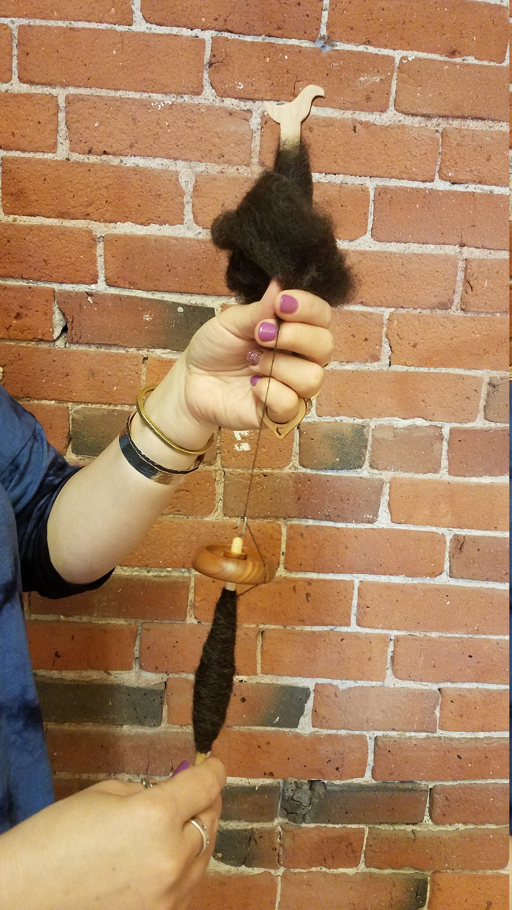 Ring Distaff for Spinning Gift for Spinner - Etsy Norway