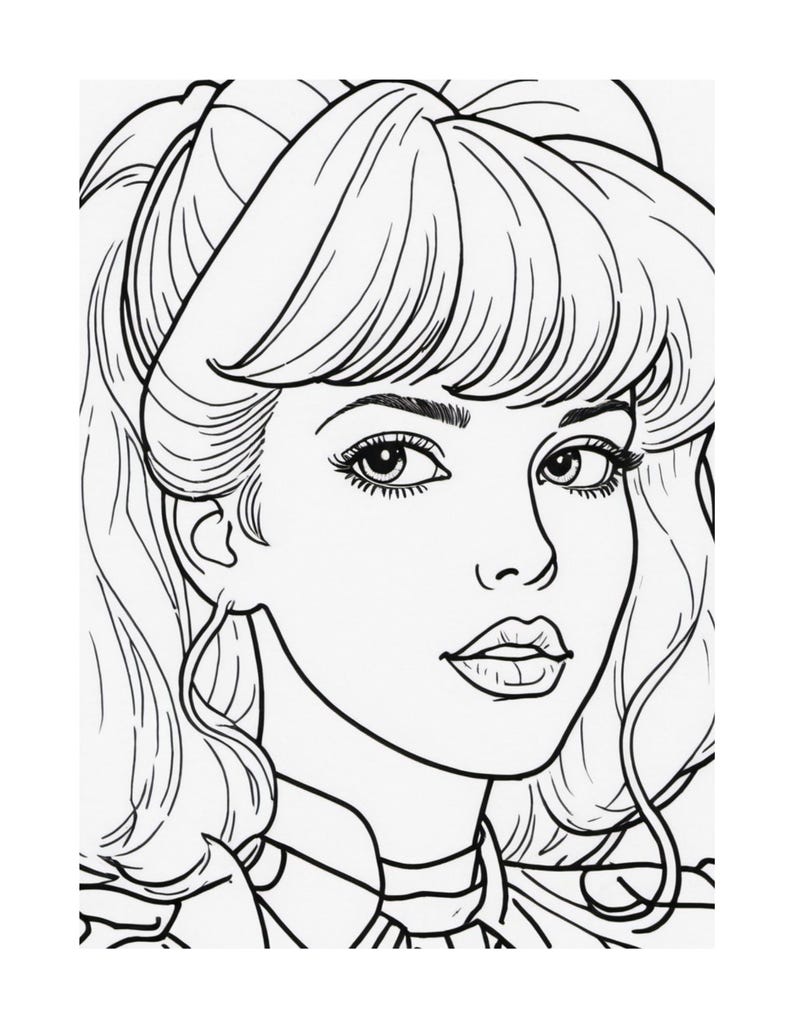 45-page Retro 80's Pop Culture Printable Coloring Book – Fun ...
