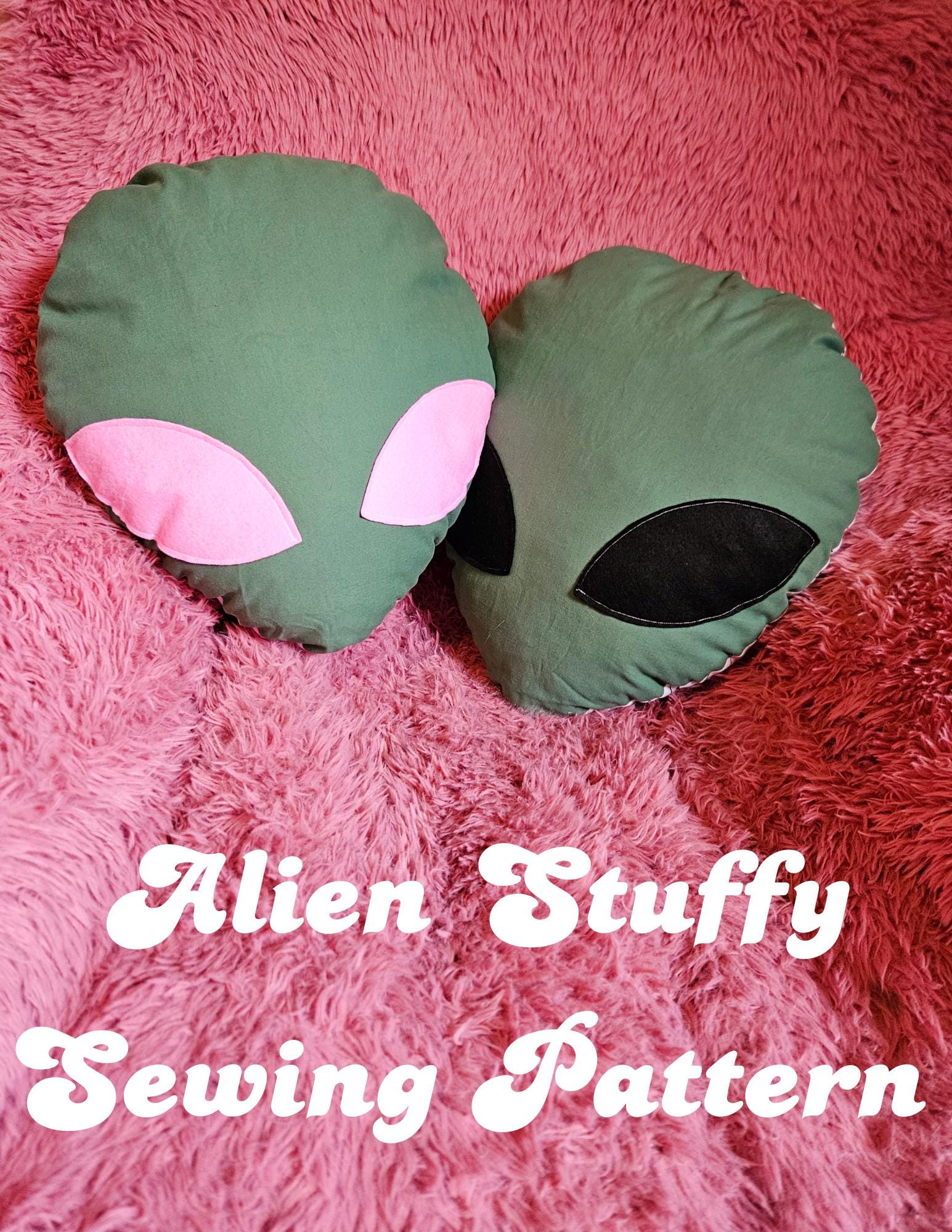 Alien Pillow Sewing Pattern Tutorial - Digital Download for DIY Pillow ...