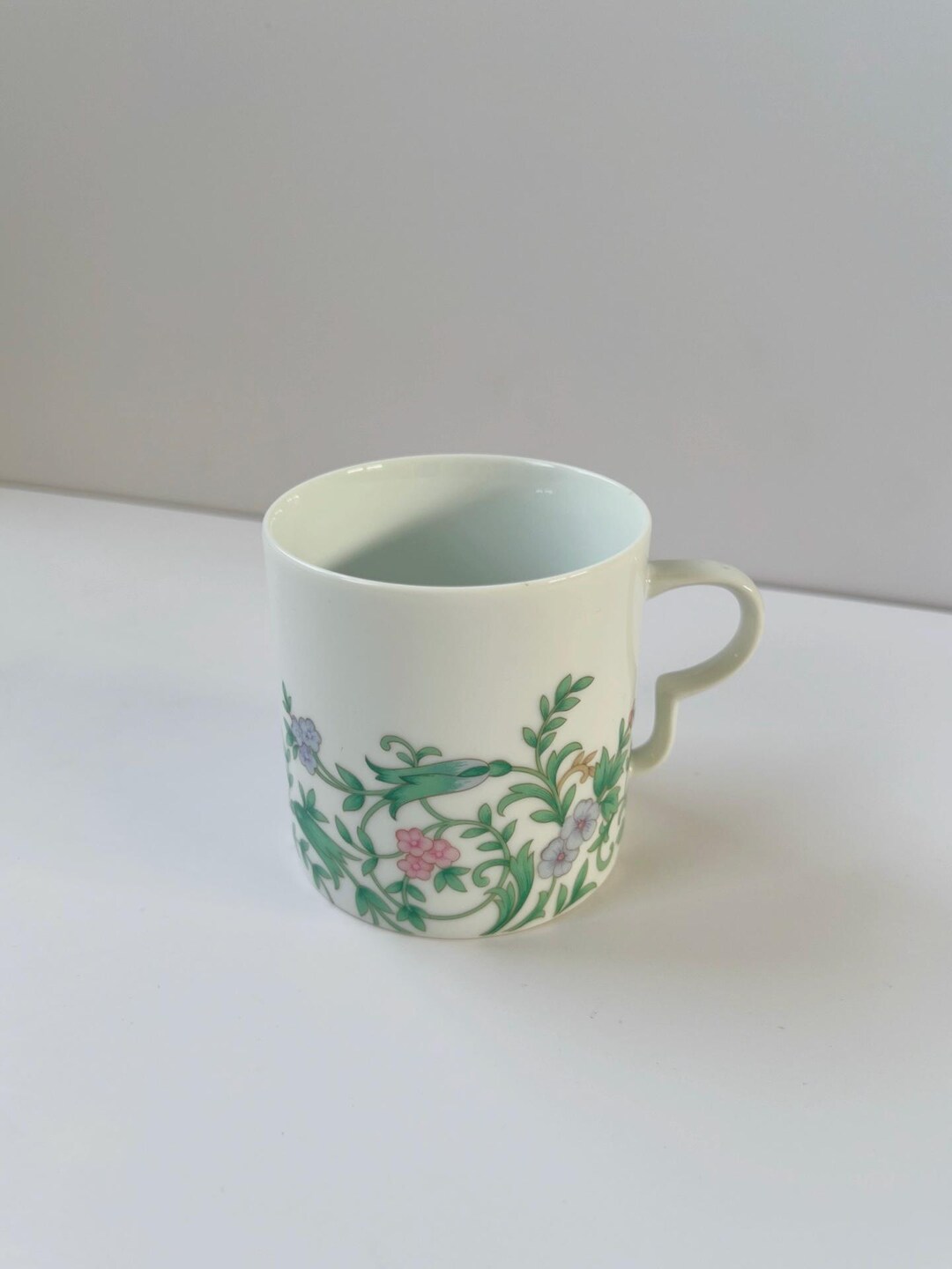 Vintage Mikasa Floral China Mug - Etsy
