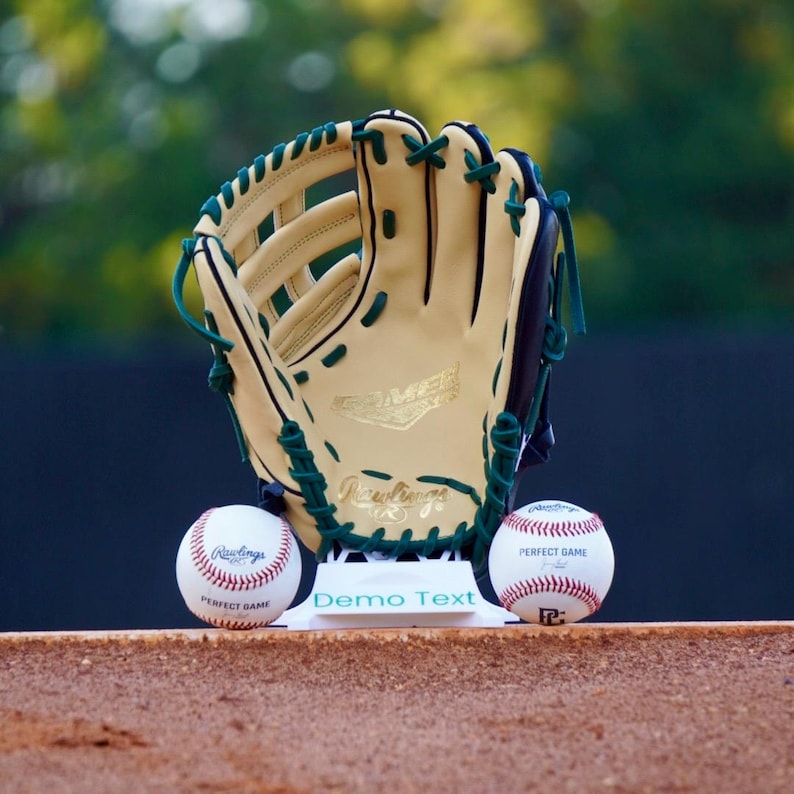 Baseball Glove Holder – Custom Glove Stand – Personalized Display for ...