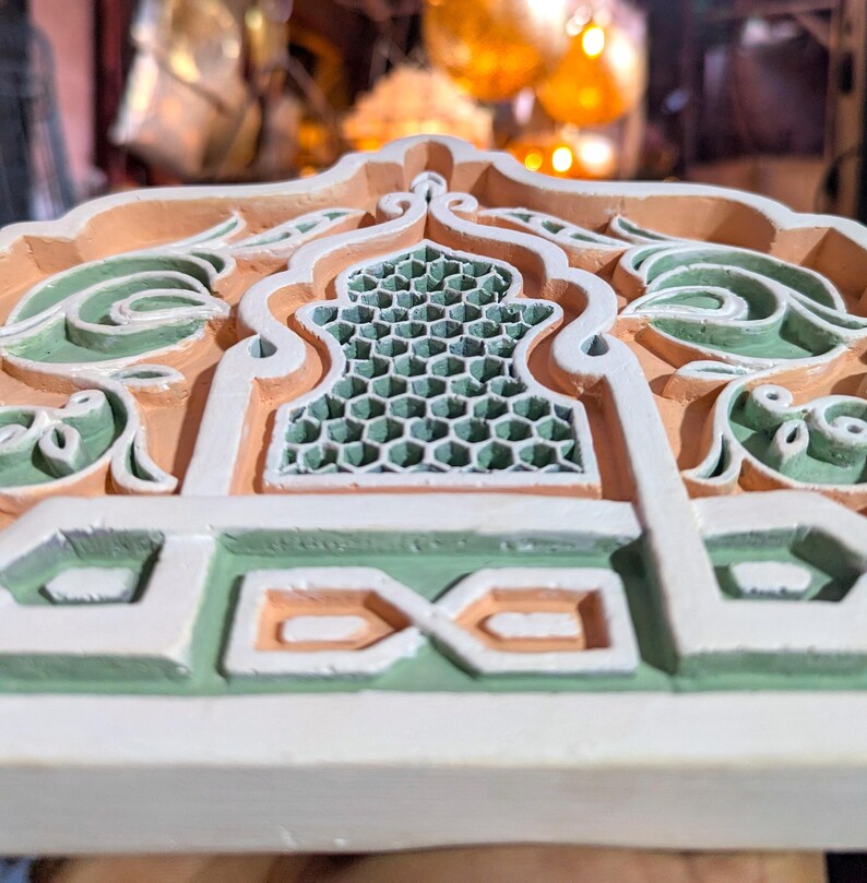 Hand-carved Plaster Mihrab Wall Decor, Alhambra Dome Wall Hanging ...