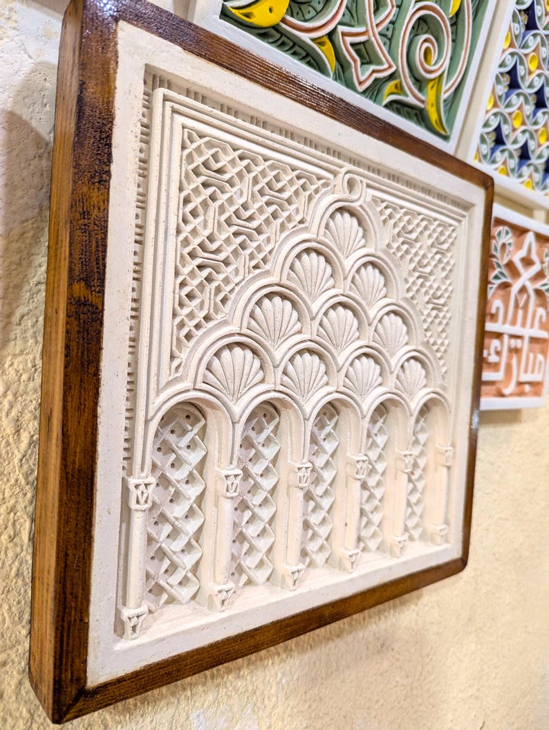 Moroccan Handmade Wall Art Decorative Hanging Hand-carved Plaster ...