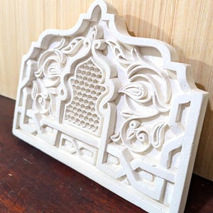 Hand-carved Plaster Mihrab Wall Decor, Alhambra Dome Wall Hanging ...