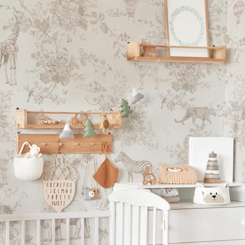 Elegant Safari Wallpaper - Etsy