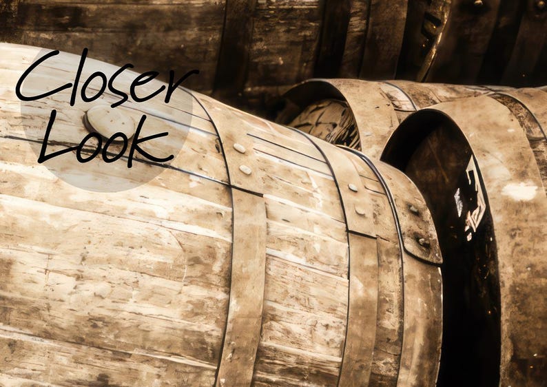 Vintage Wooden Barrels Wallpaper | Rustic Barrels for Cafe Wall Mural ...