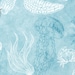 Watercolor Underwater Ocean Pattern Wallpaper | Marine Creatures and ...