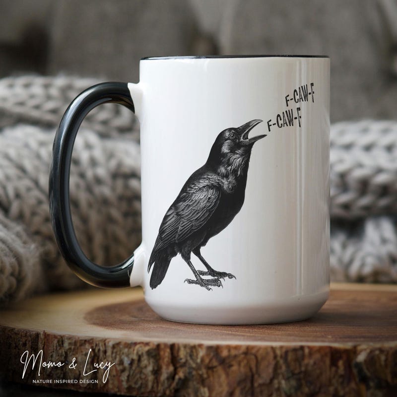 F Caw F Coffee Mug - Etsy
