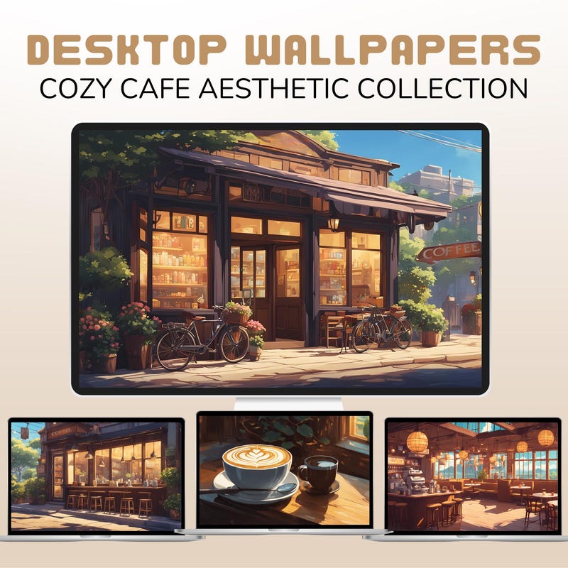 Cafe Wallpaper - Etsy