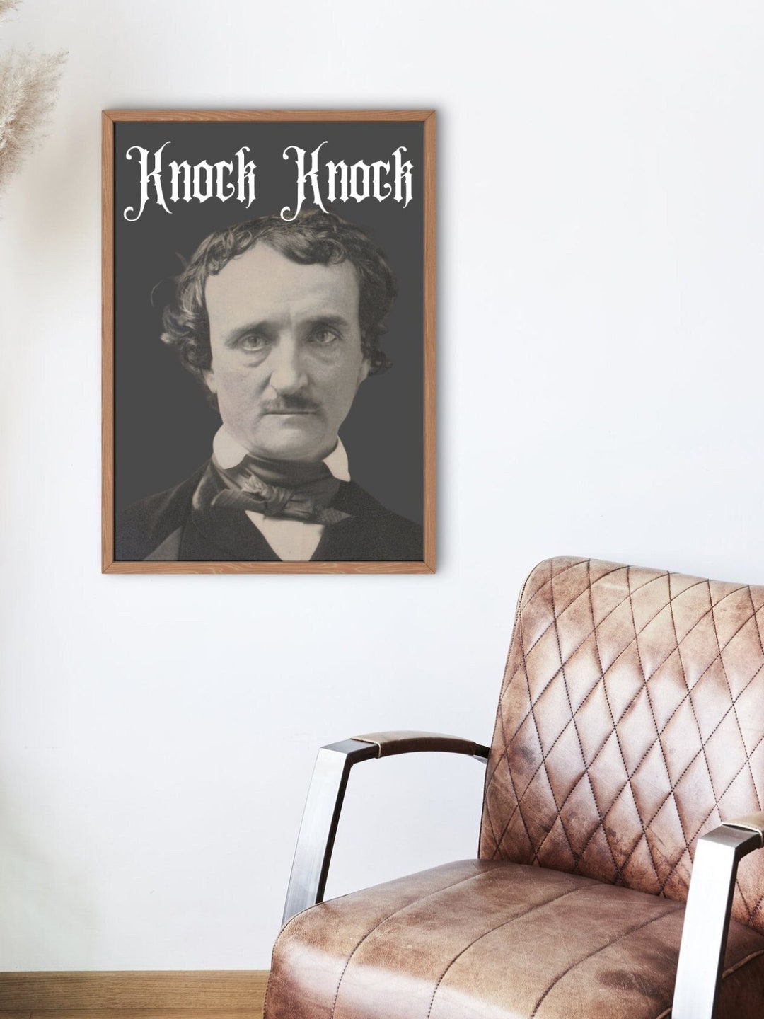 Edgar Allan Poe "knock Knock" Poster | Gothic Literature Art Print ...