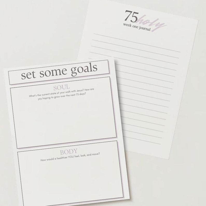 75 Holy Challenge Tracker – Bible Reading & Habit Building (PDF) - Etsy