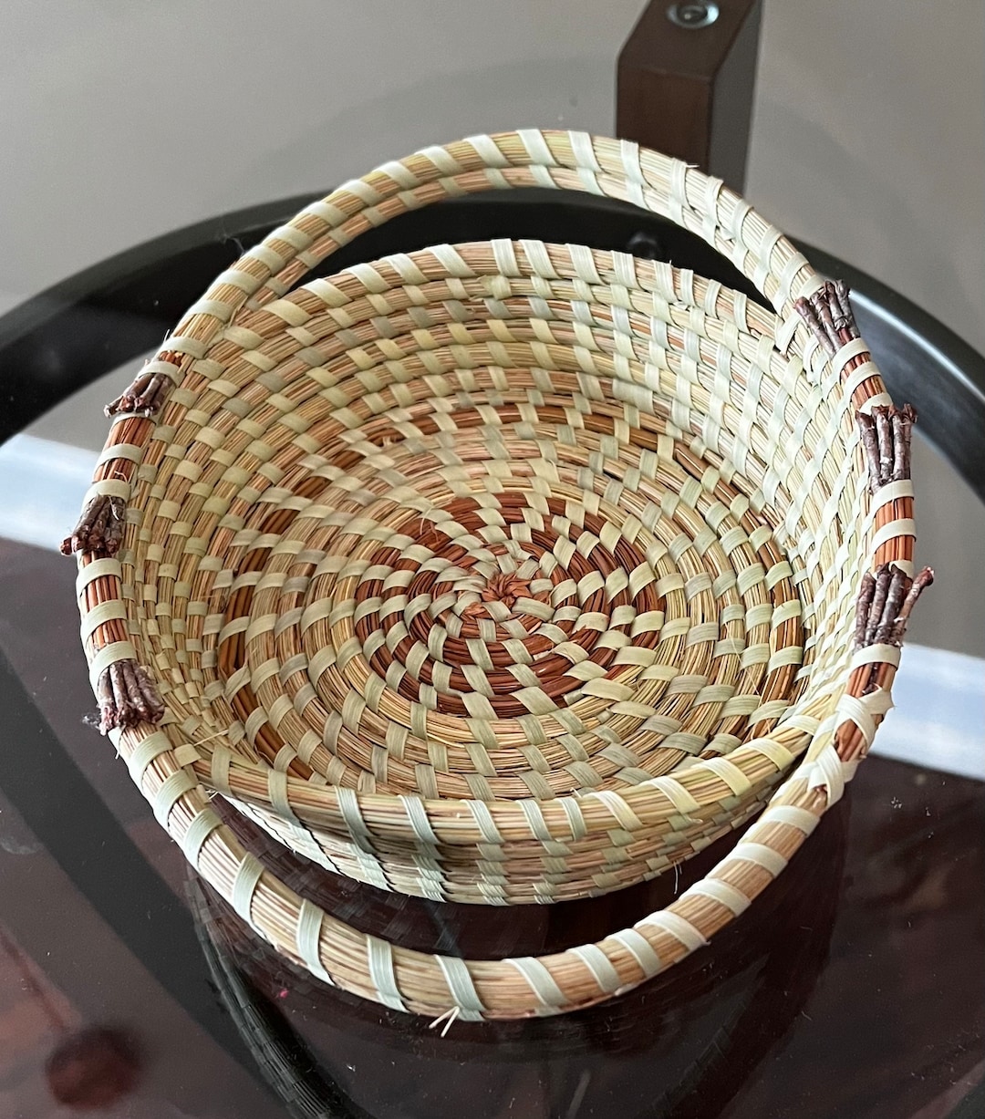 Charleston Gullah Sweetgrass Basket ( Handy Gift Tray ) - Etsy