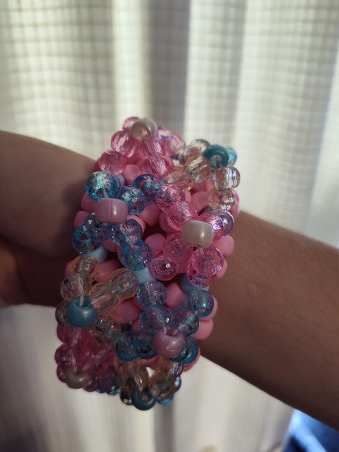 Pink Spiked Kandi Cuff - Etsy