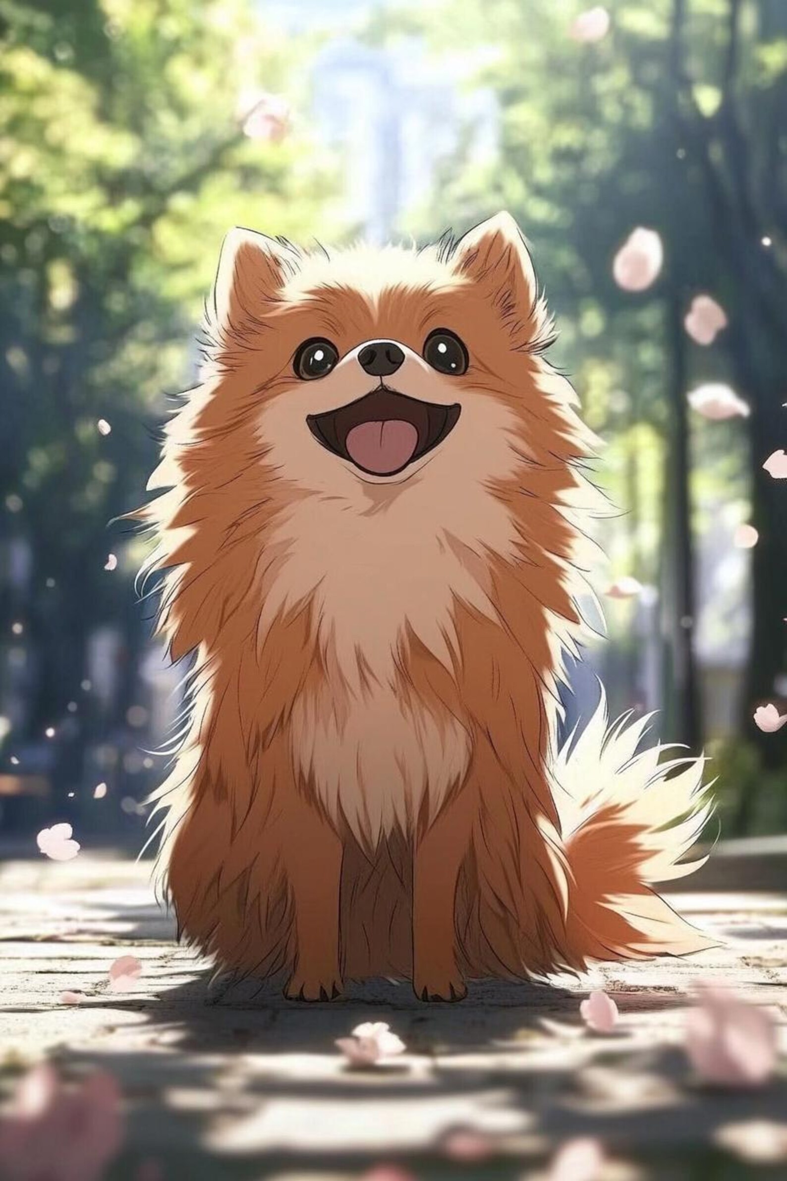 Custom Anime Style Pet Portrait - Etsy