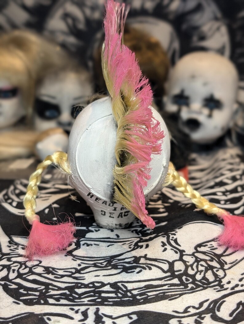 Creepy, Goth, Spooky Head, Gift for Her, Doll Head, Halloween - Etsy