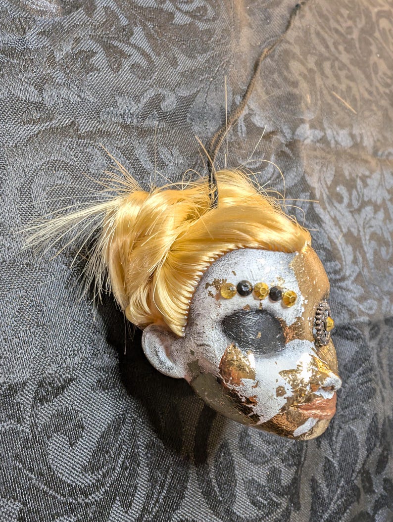 Spooky Head, Doll Head, Goth Doll, Creepy Doll - Etsy