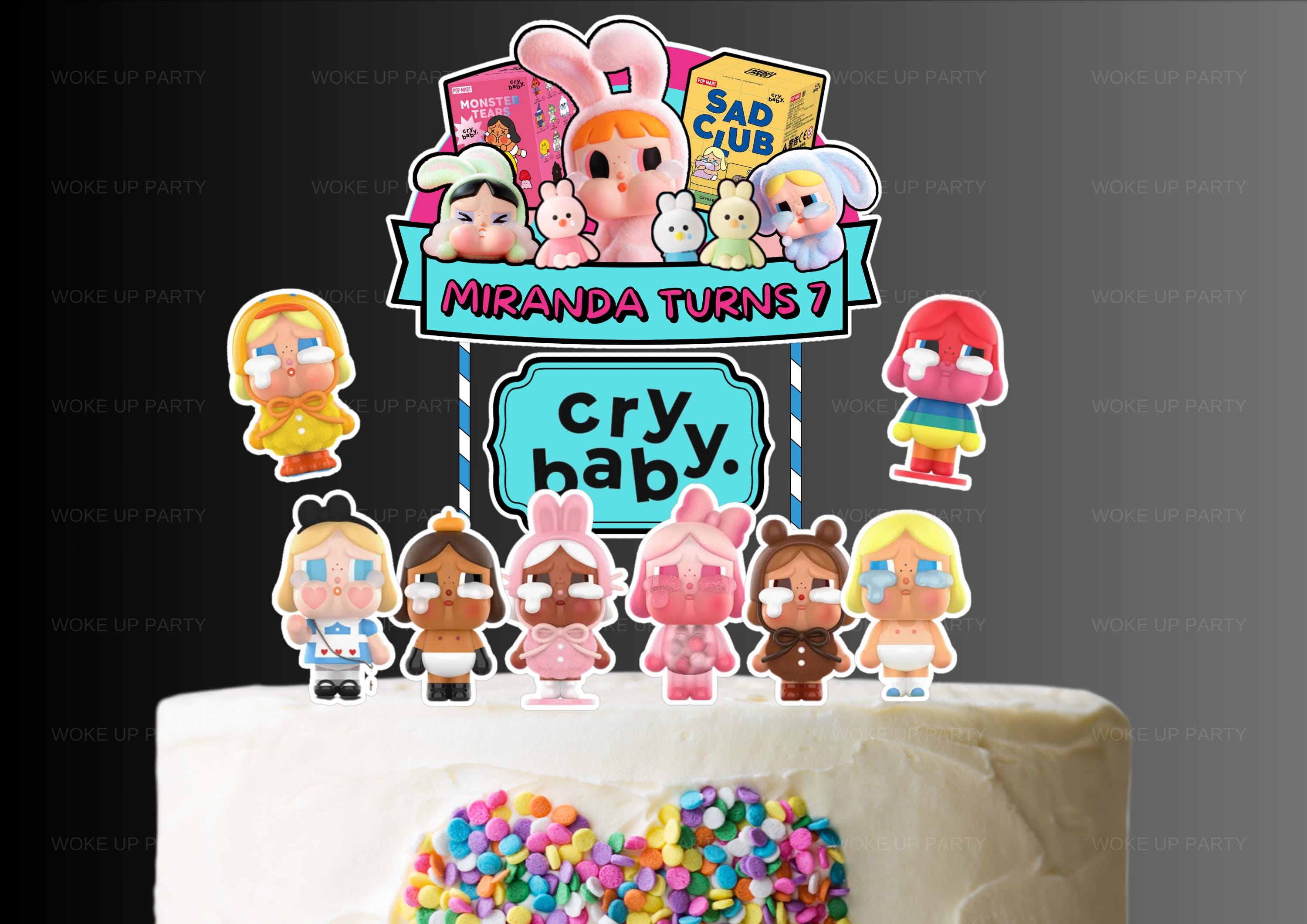 Personalised Printable Crybaby Cake Topper, Crybaby Centerpiece ...