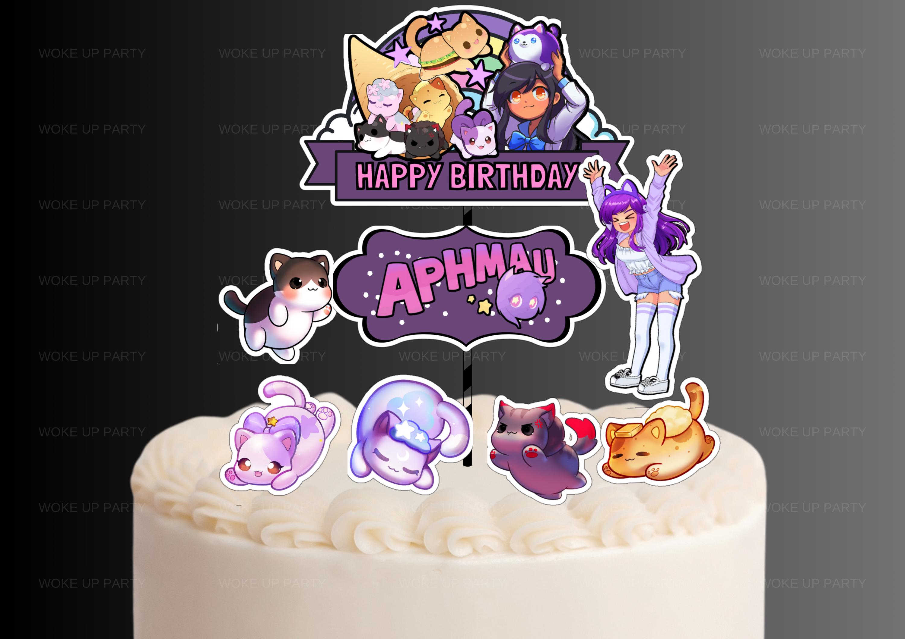 Printable Aphmau Cake Topper: Party Decorations (PNG & PDF) - Etsy