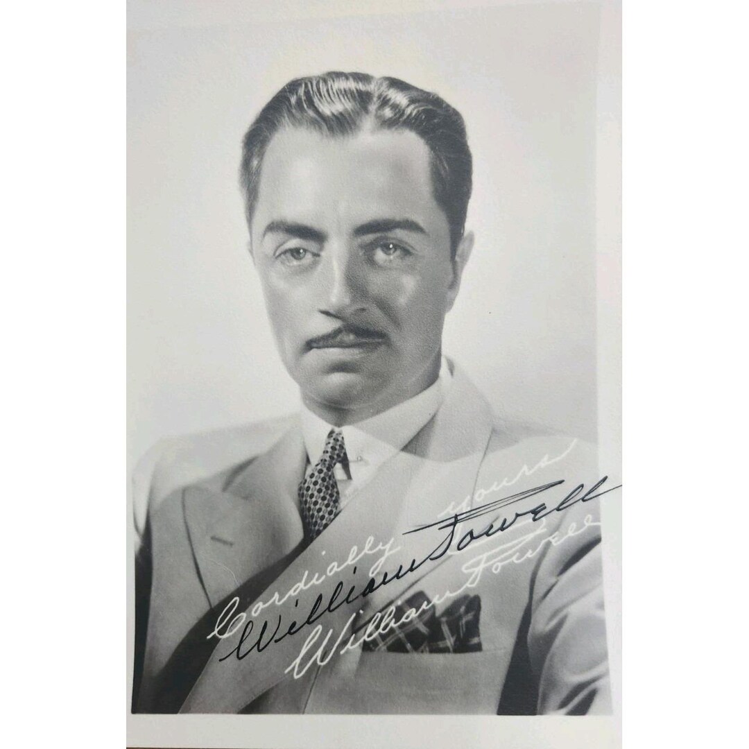 Vintage William Powell Original 5X7 Fan Photo 1934 Golden Age Film ...