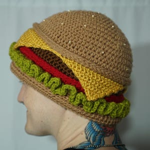 Burger Hat - Etsy