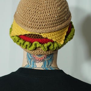Burger Hat - Etsy