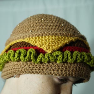 Burger Hat - Etsy