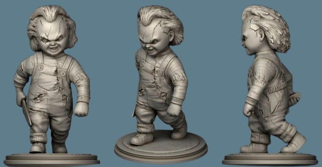 Chucky 3d Print File 3d Model Stl, Figurine, 3d Print File, Miniature ...