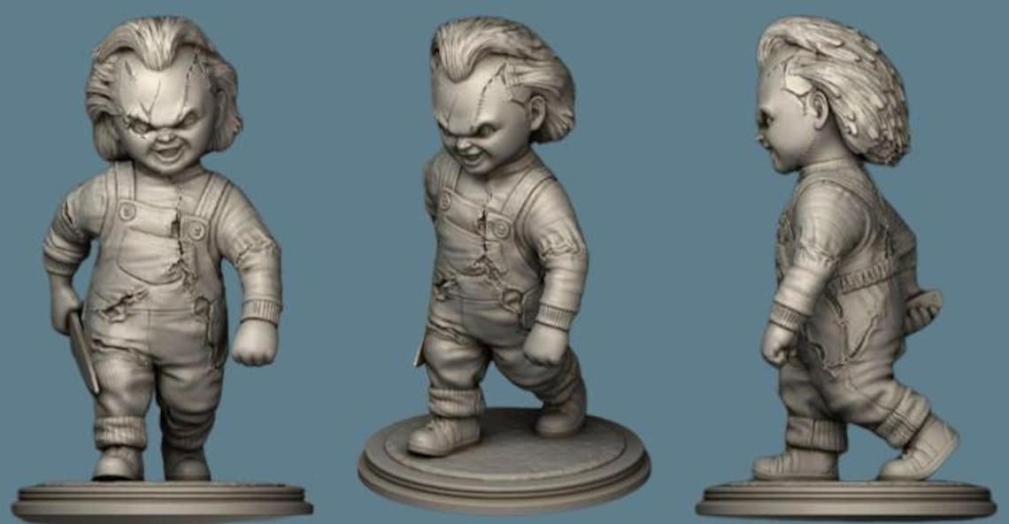 Chucky 3d Print File 3d Model Stl, Figurine, 3d Print File, Miniature ...
