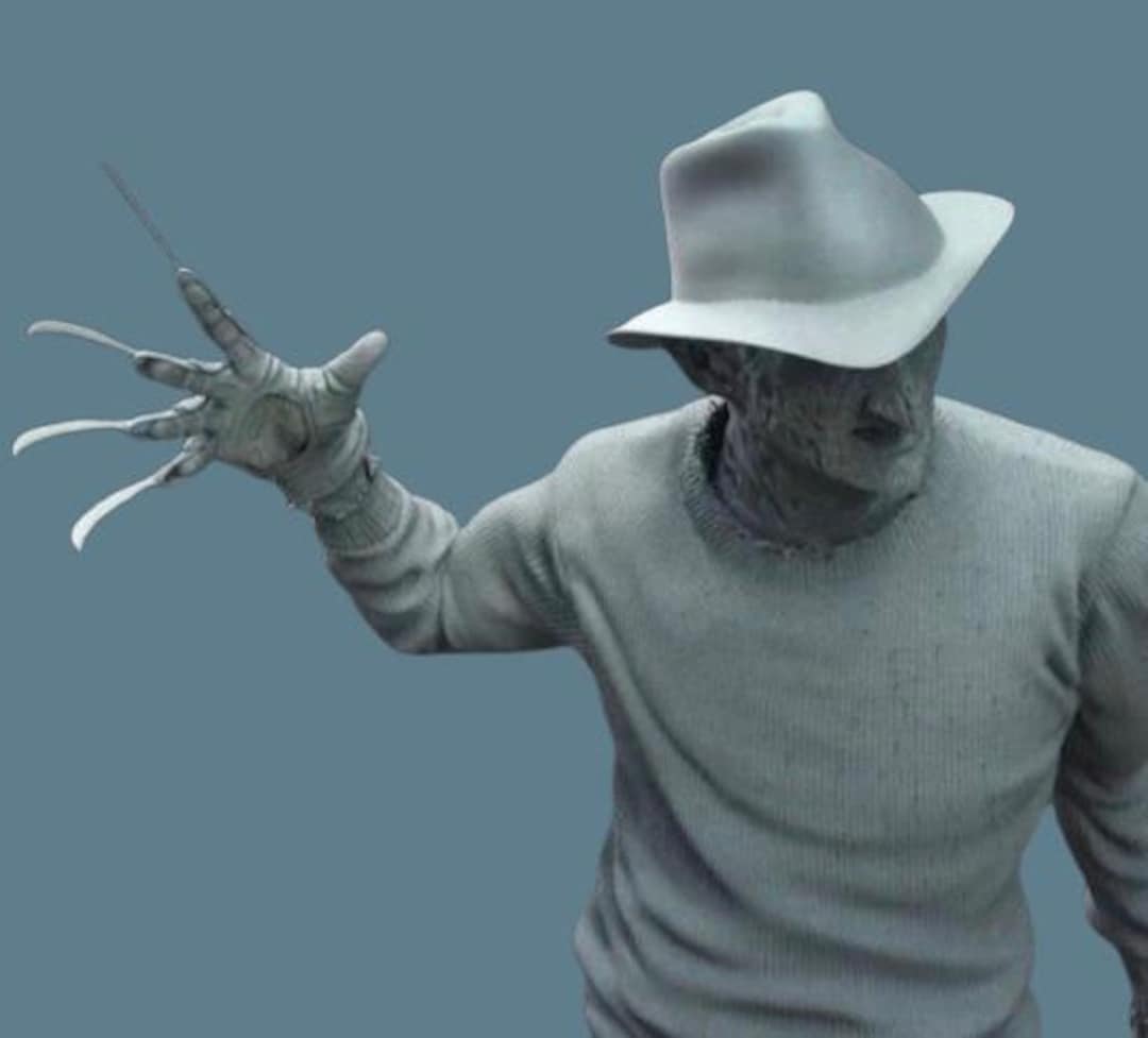 Freddy Krueger 3d Model Digital File, Horror Movie Fans, Movie ...