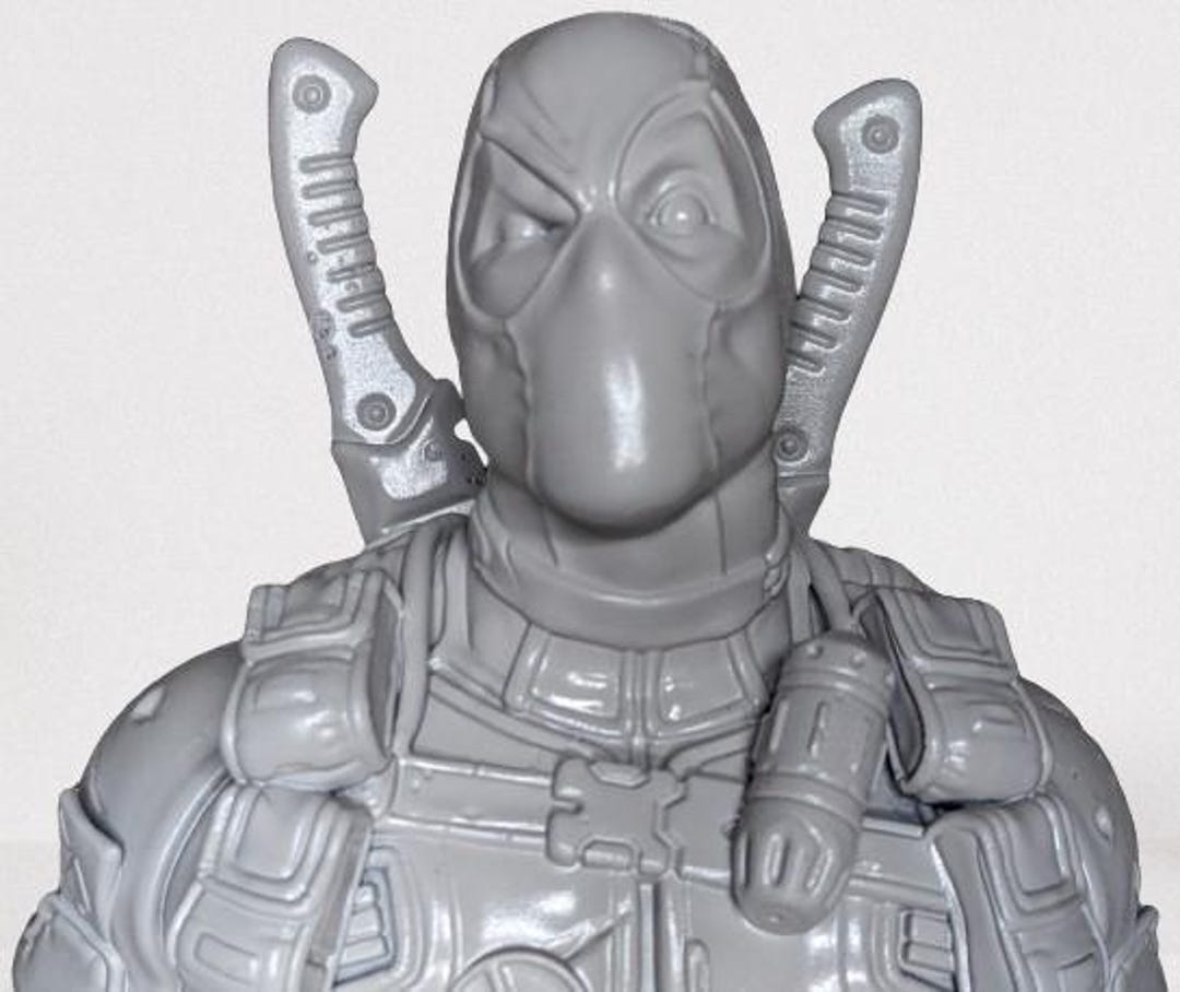 Deadpool Bust 3d Print Digital File, Superhero, 3d Printing, 3d Model ...