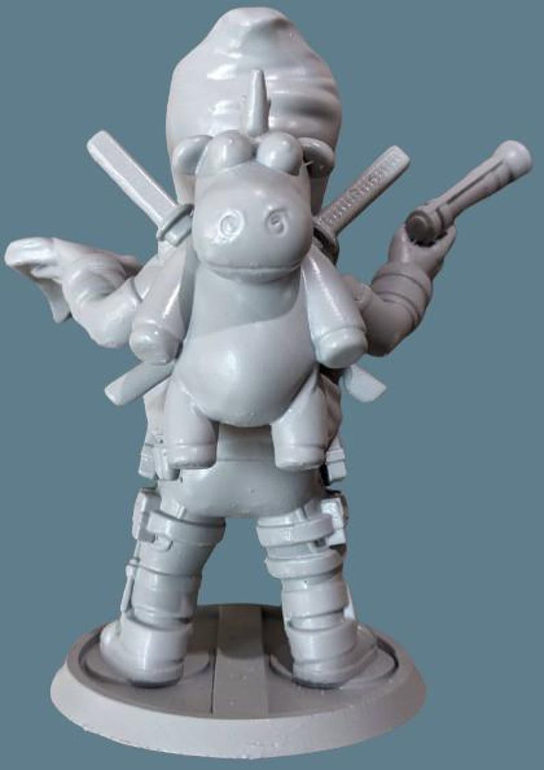 Chubby Deadpool 3d Model Digital File, Resin Print, FDM Print ...